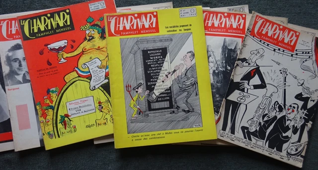 LE CHARIVARI-PAMPHLET MENSUEL-1963-HUMOUR-CARICATURE-DESSINS-12 N ...