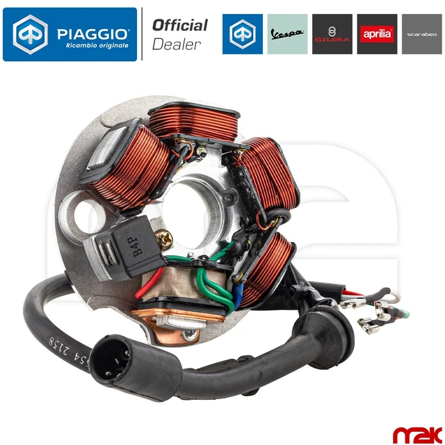 MAGNETE 3 POLI 5 Bobine Originale Piaggio Ape Tm P Vespa Fl N Pk S Xl ...