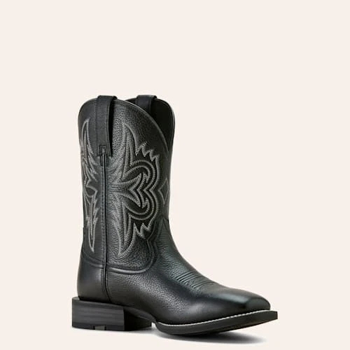 ARIAT MEN'S BLACK Deertan Big Rig Wide Square Toe Boots WIDTH EE - HOT ...