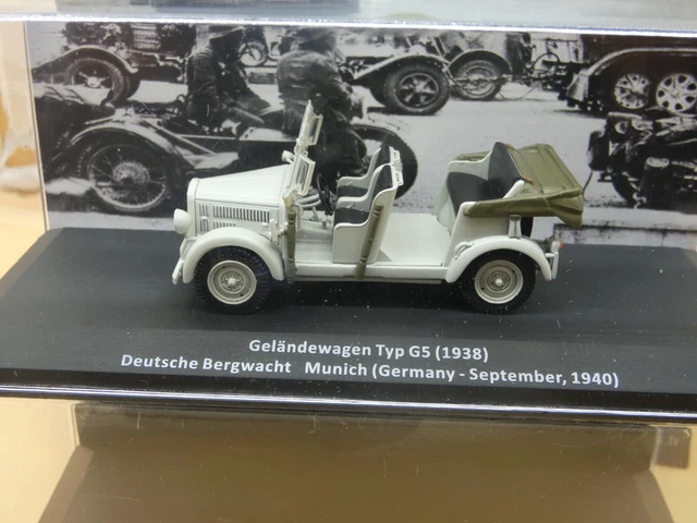 GELANDEWAGEN TYP G5 1938 MUNICH militaire 1/43éme IXO Neuf Boite ...