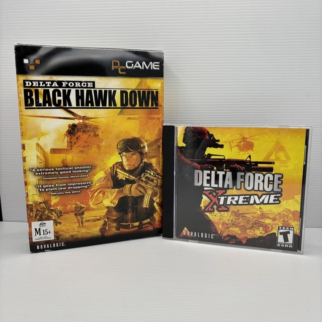 DELTA FORCE BLACK Hawk Down & Delta Force Xtreme PC Game Free Tracked ...