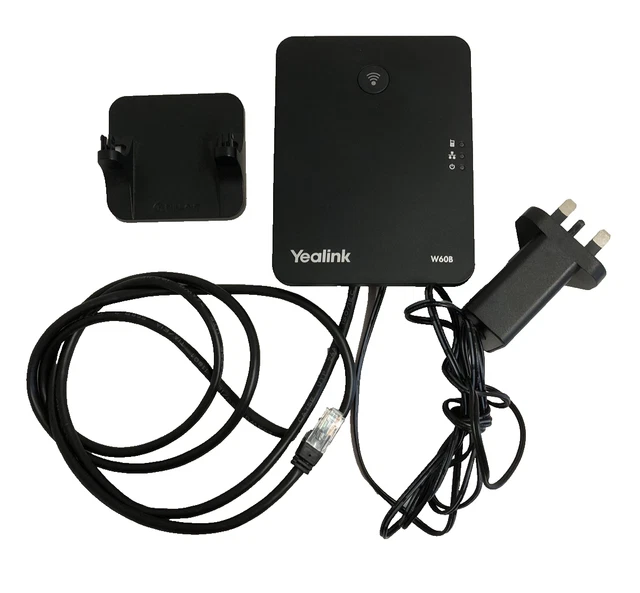 YEALINK BASE STATION W60B with Power Supply Unit and Wall Mount £25.00 ...