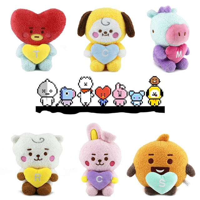 BT21 BTS PLUSH Toys Soft Stuffed Animal Dolls Bunny Horse Xmas Gift £9. ...