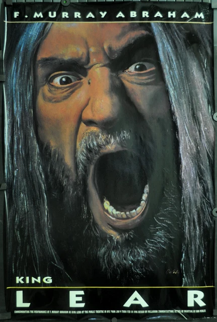 KING LEAR 1996 Originale 46X30 Subway Theater Poster F.Murray Abraham ...