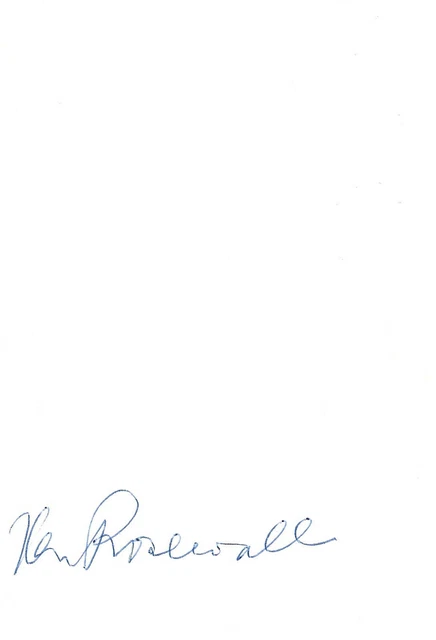 CARTE KEN ROSEWALL autographe signé 10x15 cm EUR 39,99 - PicClick FR