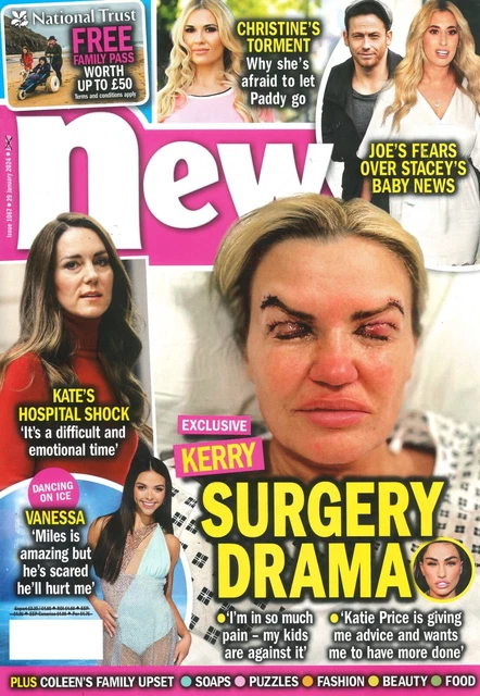 NUOVA RIVISTA BRITANNICA principessa Kate, Kerry Katona Vanessa Bauer ...