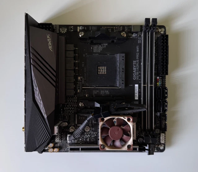 GIGABYTE X570 I AORUS PRO WIFI AM4 Mini-ITX Motherboard + Noctua NF ...