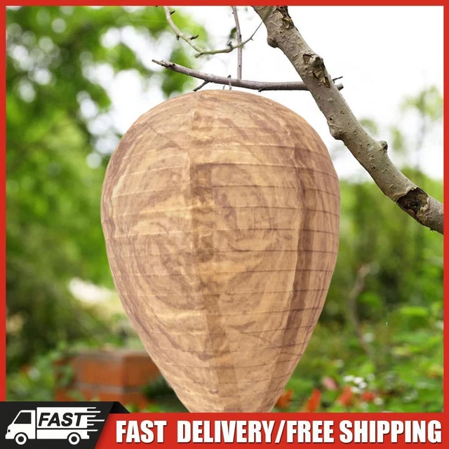 2PCS WASP DETERRENT Wasp Nest Decoy Safe Repellent Trap for Garden Yard ...
