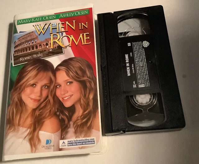 WHEN IN ROME - Vhs Clamshell - Mary-Kate & Ashley Olsen £3.72 - PicClick UK