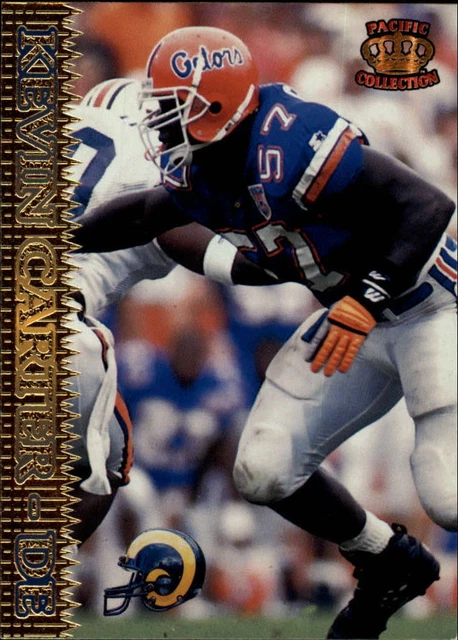 1995 PACIFIC FOOTBALL Card #401 Kevin Carter recrue EUR 2,21 - PicClick FR