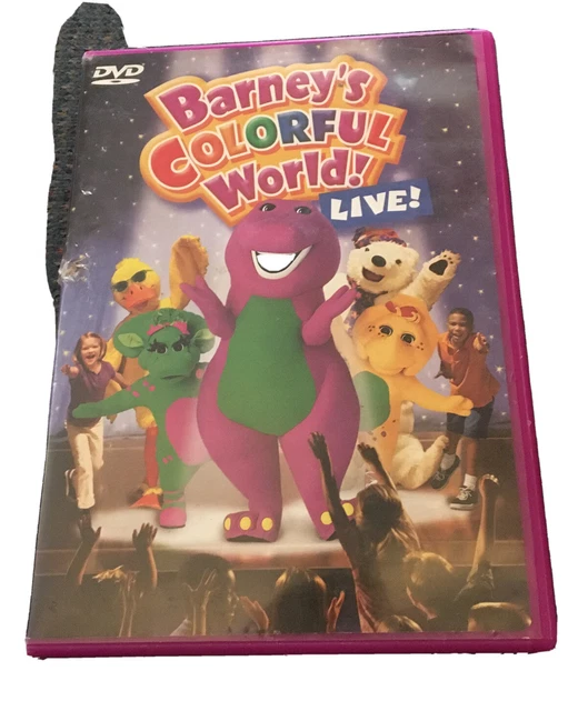 BARNEY'S COLORFUL WORLD! Live! DVD Barney 22 Super Dee- Duper Songs ...