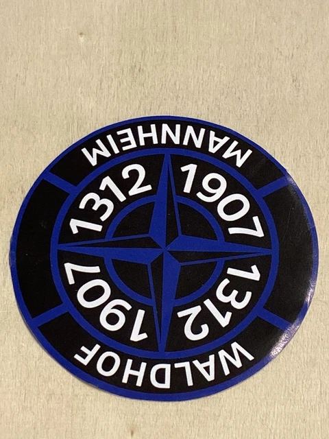 10 WALDHOF MANNHEIM Aufkleber Sticker 8cm Sammlungsauflösung EUR 1,50 ...