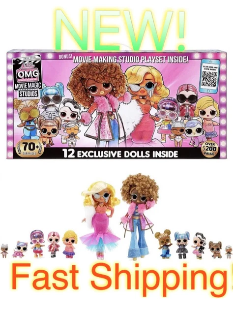 L.O.L. SURPRISE! OMG Movie Magic Studios With 70 Surprises 12 Doll ...