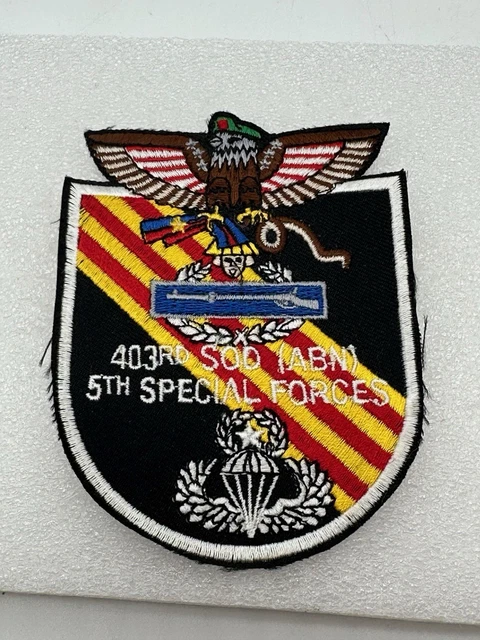 US ARMY VIETNAM 403rd Special Operations Detachment ABN 5th Special ...