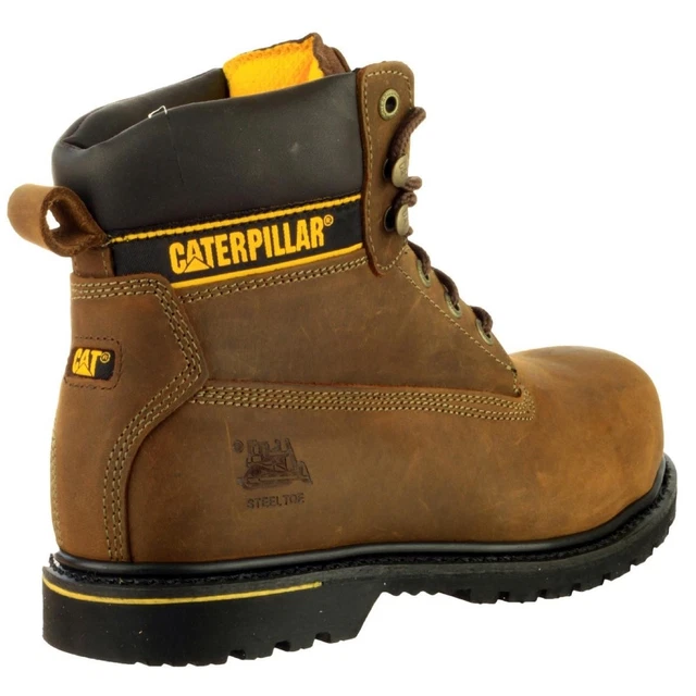 CATERPILLAR HOLTON SAFETY Boot Brown Steel Toe £116.68 - PicClick UK