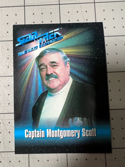 CARTE TREK - Figurine articulée TNG Playmates Captain Montgomery Scott ...