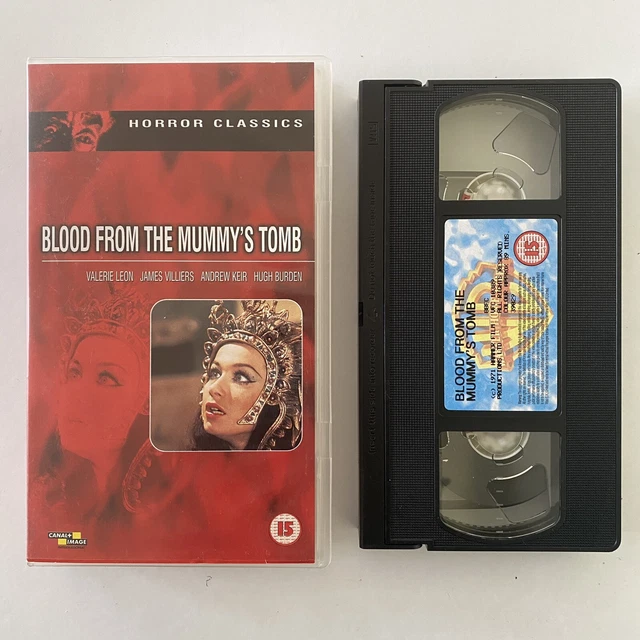 BLOOD FROM THE Mummy’s Tomb VHS Video Tape PAL 1971 Classic Horror ...