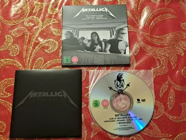 METALLICA LIVE AT Gentofte Stadion Copenhagen + Bonus Shit DVD Officiel ... METALLICA LIVE AT Gentofte Stadion Copenhagen + Bonus Shit DVD Officiel ...