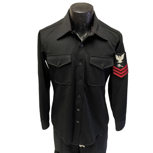 VTG 70'S VIETNAM War NAM Men USN US NAVY Black Red USA Military PATCH ...