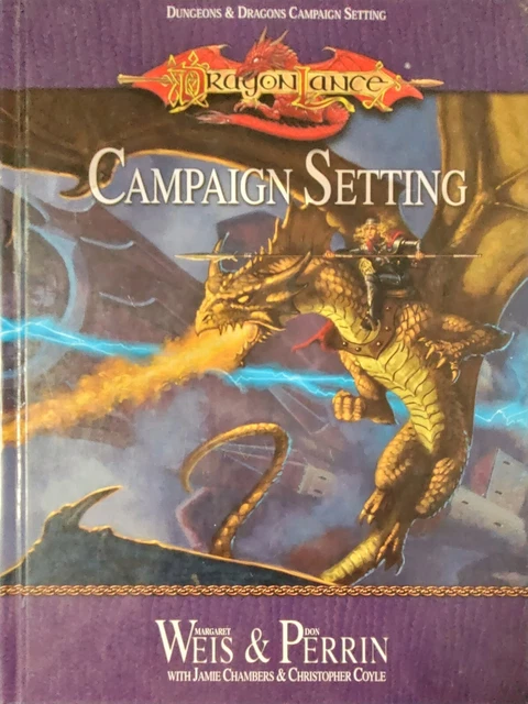Dragonlance Dungeons And Dragons Campaign Setting Hardcover Book 1st Edition 7000 Picclick Au