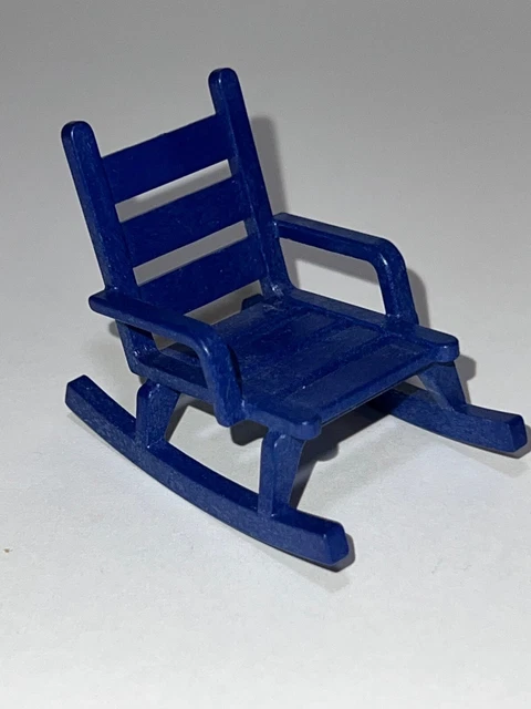 PLAYMOBIL (X135) FORET - Rocking Chair Bleu Maison Forestière 4207 EUR 3,50 - PicClick FR