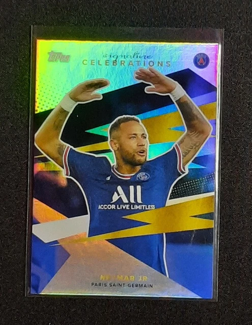 NEYMAR JR - Rainbow foil 197/250 - PSG Full Team TOPPS 2021-2022 EUR 10 ...