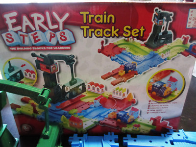 PEPCO EARLY STEPS Train Track Set Eisenbahn Set Zug Set Beschreibung ...