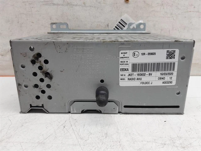 FORD TRANSIT CUSTOM RADIO Stereo Radio Head Unit & WARRANTY JK2T-18D832 ...