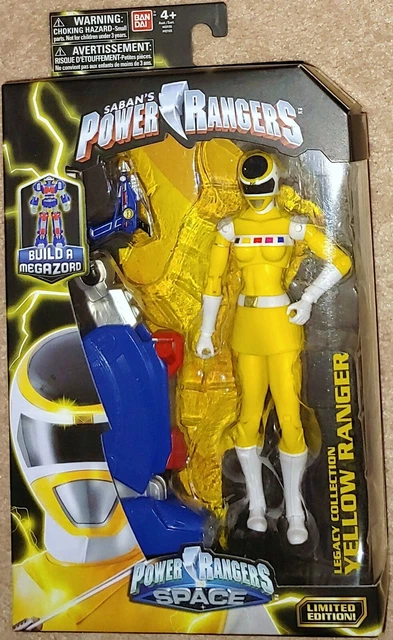 BANDAI LEGACY POWER Rangers in Space Yellow Ranger MISB $24.99 ...
