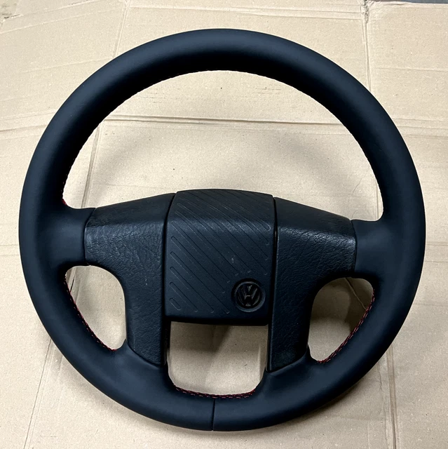 VW GOLF MK1 Mk2 Mk3 Scirocco Corrado G60 4 Spoke Nappa Leather Steering ...
