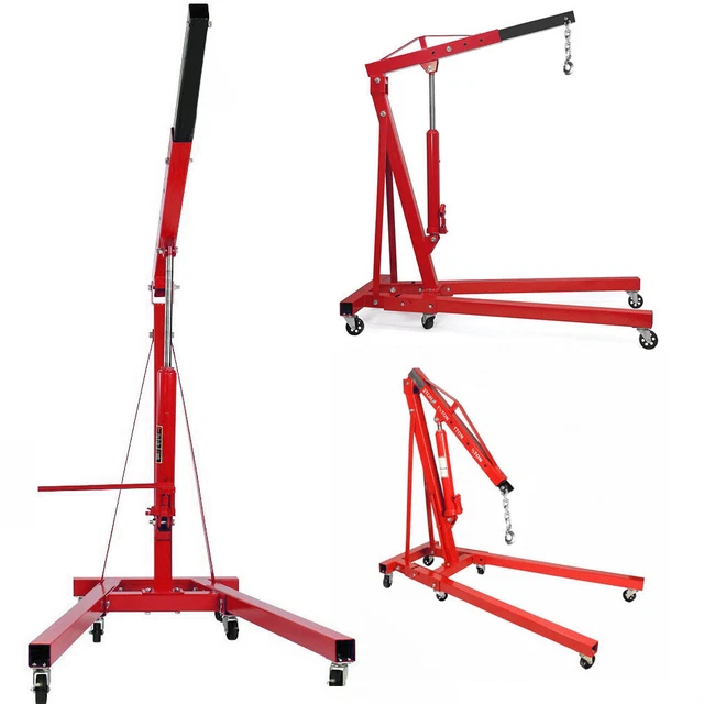 2 TON TONNE Hydraulic Folding Engine Motor Crane Stand Hoist Lift Jack 2-ton-tonne-hydraulic-folding-engine-motor-crane-stand-hoist-lift-jack