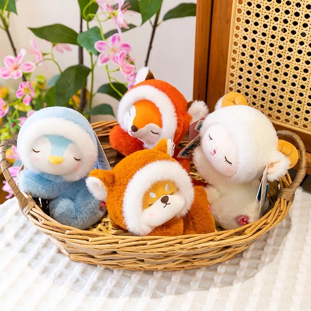 SHEEP HORSES RABBIT Deer Pig Plush Desktop Companion Toy With Soft 7d ...