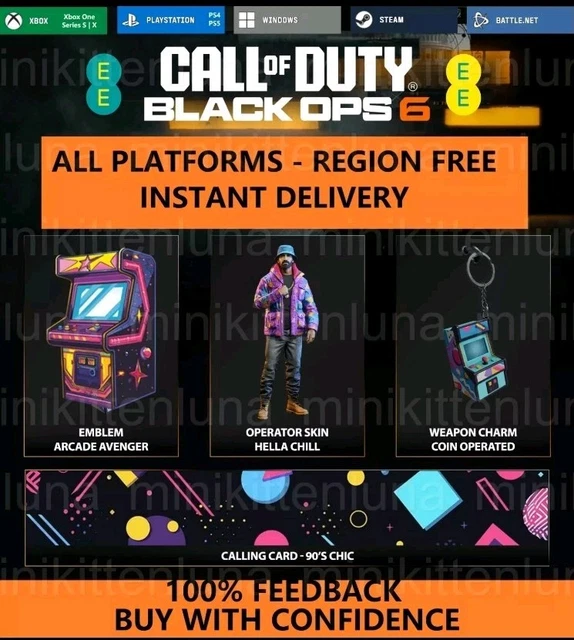 CALL OF DUTY Black Ops 6 Hella Chill Bundle - UK EE Code Instant ...