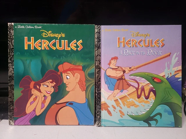 VINTAGE 1997 1ST Edition Disney Hercules, A Little Golden Book Books £5 ...