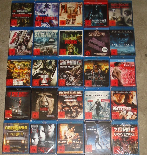 BLU RAY PAKET Sammlung 25 Stück FSK 18 NEU (3) EUR 26,99 - PicClick IT