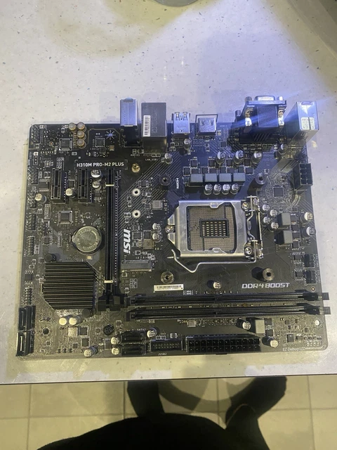 MSI INTEL MOTHERBOARD H310M Pro-M2 Plus Pro Series £100.00 - PicClick UK