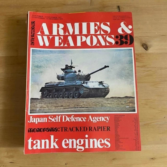 ARMIES & WEAPONS 39 - Japan Self Defence Agency Tank Engines Book MG2 £ ...