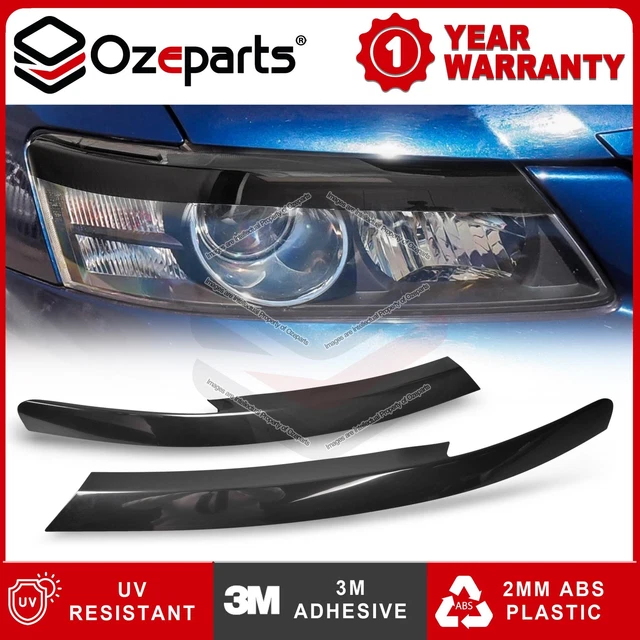 FOR HOLDEN COMMODORE VY Headlight Eyelids Eyelid Eyebrows Eye Lids ...