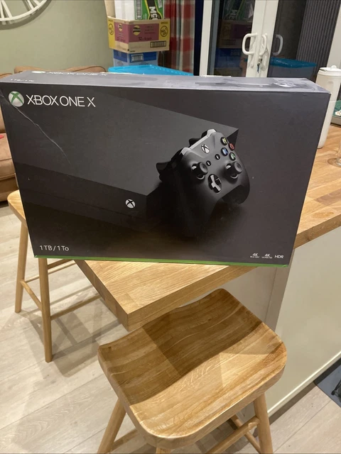 XBOX ONE X 1TB Console Black Box Only - PAL - Empty Box £1.75 - PicClick UK