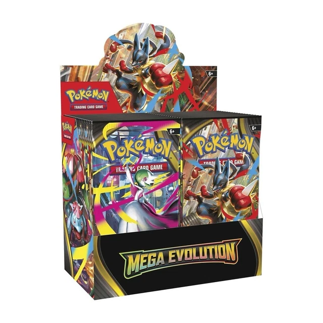 POKÉMON TCG MEGA Evolution Enhanced Booster Box 36 Packs & 1 Promo Card ...