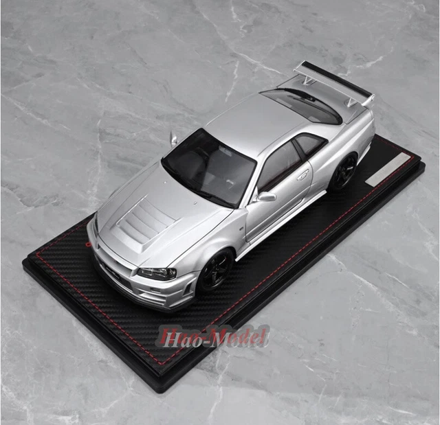 IG 1/18 NISMO R34 GTR Z tune Prototype JDM Resin Diecast Model Car ...
