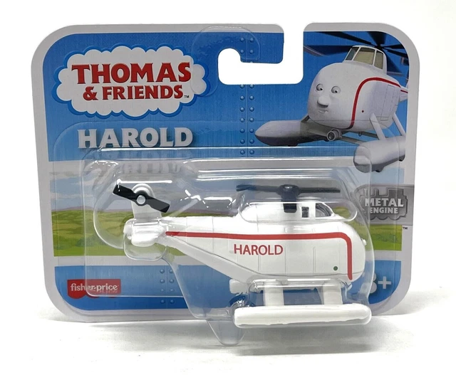THOMAS AND FRIENDS Harold Trackmaster Push Along Railway Vehicle Small ...