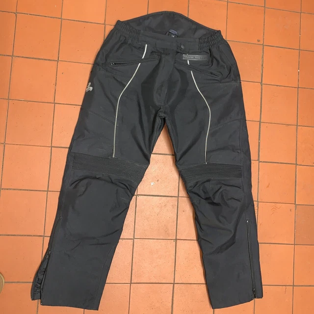 FRANK THOMAS LADY Rider LM Black Textile Biker Trousers Waist 32/Leg 30 ...