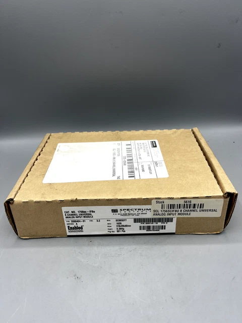 SURPLUS SEALED SPECTRUM Controls 1756sc-IF8u A ControlLogix Analog ...
