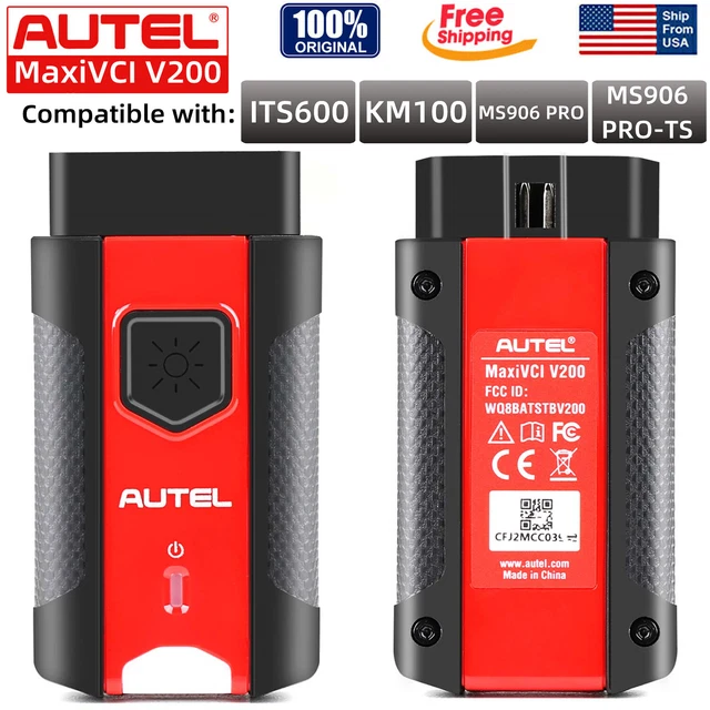 AUTEL MAXIVCI VCI V200 Bluetooth Diagnostic Interface Work For KM100 ...