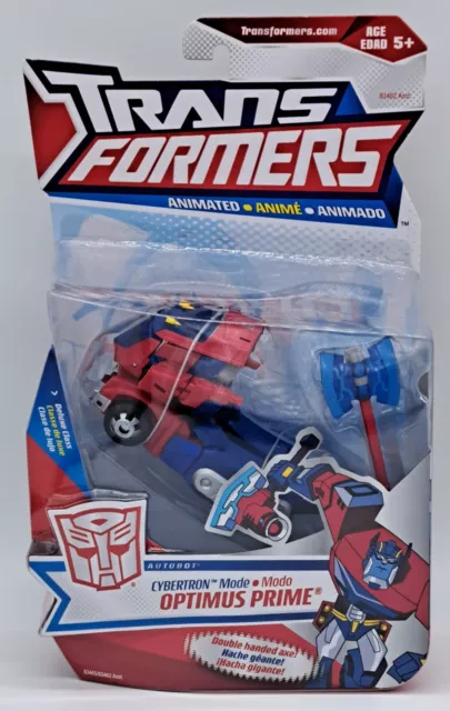 TRANSFORMERS ANIMATED DELUXE Class Cybertron Mode Optimus Prime 2008 ... TRANSFORMERS ANIMATED DELUXE Class Cybertron Mode Optimus Prime 2008 ...