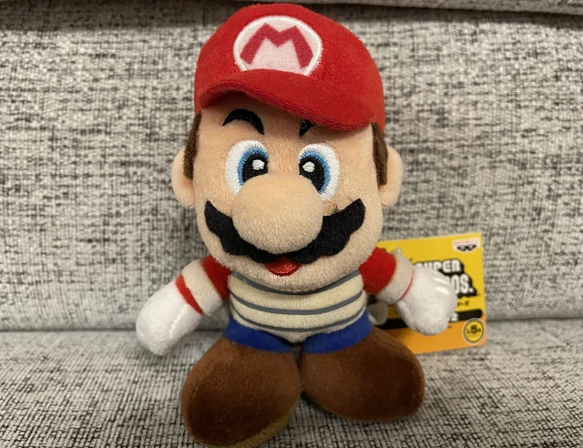 VINTAGE SUPER MARIO Bros Ds 6 Inch Shell Mario Plush Toy Banpresto 2007 ...