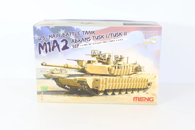 MENG TS-026 – 1/35 U.S. M1A2 Abrams SEP w/ TUSK I & TUSK II – Unstarted £0.99 - PicClick UK