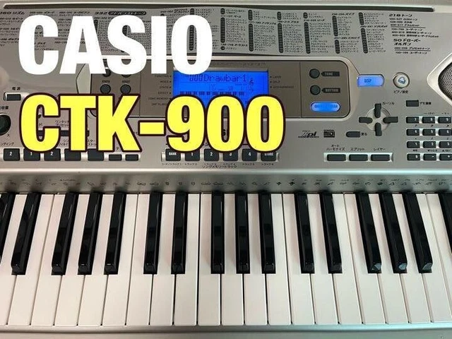 CASIO KEYBOARD CTK-900 with music stand rare vintage £190.05 - PicClick UK