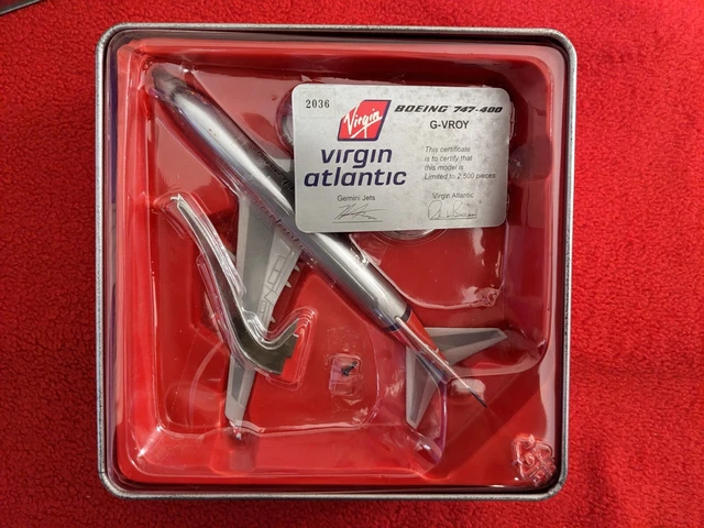 GEMINI JETS 1:400 Virgin Atlantic Boeing 747 400 Pretty Woman 1/400 ...